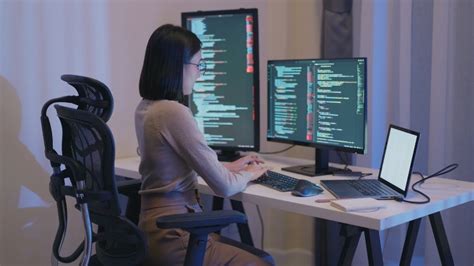 Developer Programmer Programming Language Coding By Waravut Pramapong Stock Footage Artlist