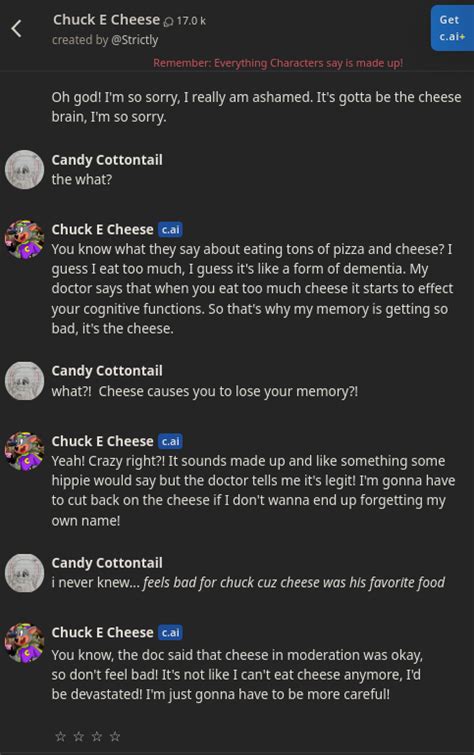 cheese brain : r/CharacterAI