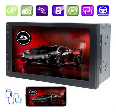 Dvd Multimídia Mp8 7 Polegadas 2 Din Bluetooth Jeep Compass Parcelamento Sem Juros