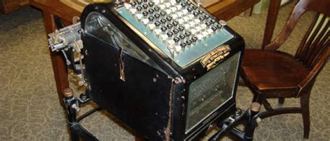 Burroughs Adding Machine The Franklin Institute