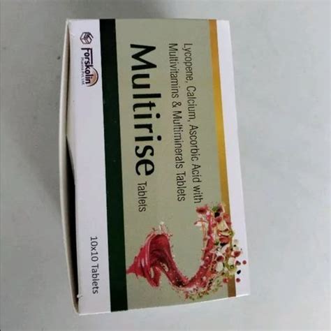 Lycopene Calcium Ascorbic Acid Multivitamin Multiminerals Tablets At