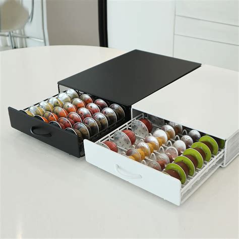 Coffee Capsule Pod Holder Nespresso Vertuoline Capsules Storage Rack