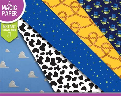 Toy Story Backgrounds Digital Papers