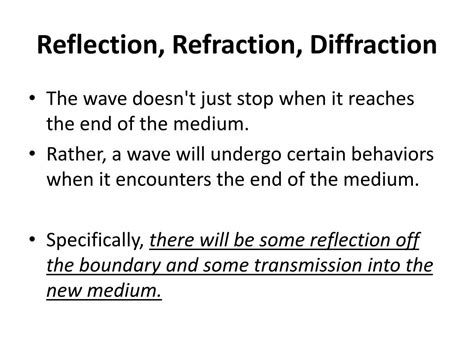 Reflection Refraction Diffraction Interference Practice Limocove