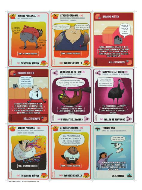 Exploding Kittens Expansion Barking Kittens Es Maq Pdf
