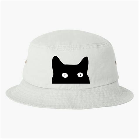 Cat In Bucket Hat