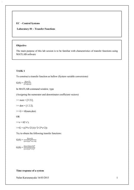 Ch2 Mathematical Modeling Of Control System Pdf