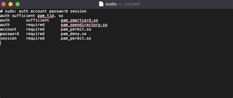 I Was Trying To Authenticate Sudo With Touch Id And I Ended Up Breaking It How Can I Fix It