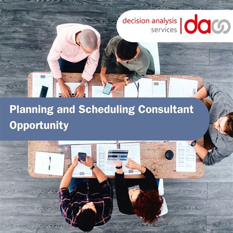 Decision Analysis Services Limited On Linkedin Planning Scheduling Newopportunity