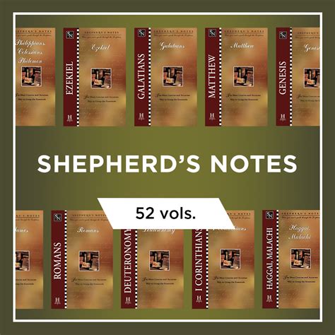 Shepherds Notes 52 Vols Logos Bible Software