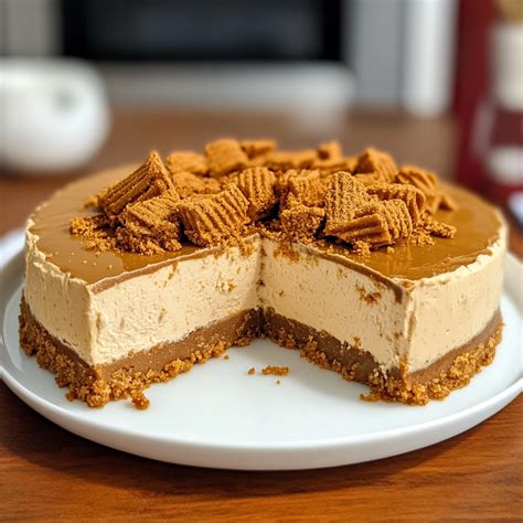 No Bake Lotus Biscoff Cheesecake Thenorthbites