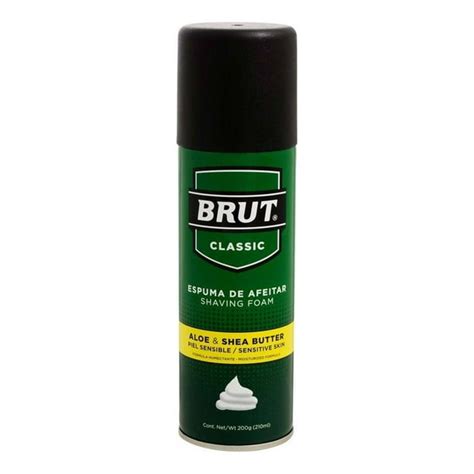 Espuma Para Afeitar Brut Classic Piel Sensible 210ml Lider