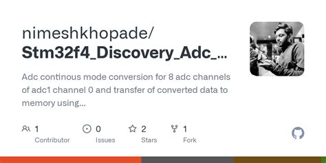 Github Nimeshkhopade Stm F Discovery Adc Dma Continous Adc Continous Mode Conversion For