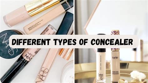 Different Types Of Concealer Types Of Concealer YouTube