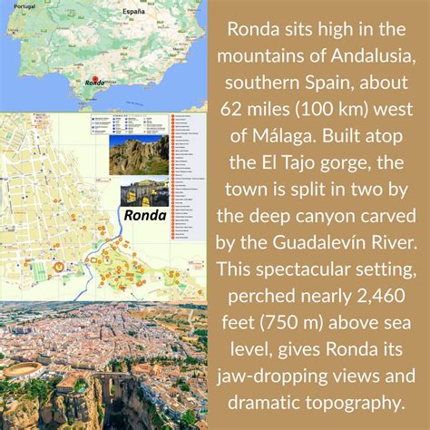 American Geographical Society Topotuesday Ronda Sits High In The