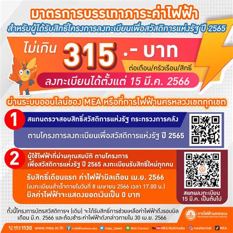 วิธีลงทะเบียนช่วยเหลือค่าไฟฟ้า 315 บาท สำหรับบัตรสวัสดิการแห่งรัฐ It24hrs
