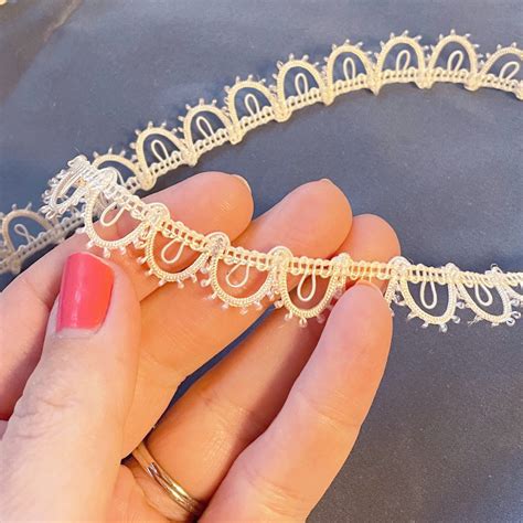 Ivory Rococo Loop Braid Renaissance Fabrics Ivory Rococo Loop Braid Renaissance Fabrics