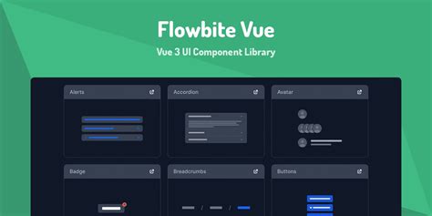 flowbite vue vue 3 ui component library made with vue js