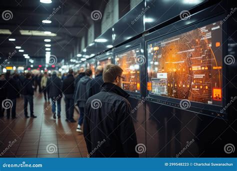 Cctv Footage Of A Crowd Walking Down A Busy City Street Comprehensive