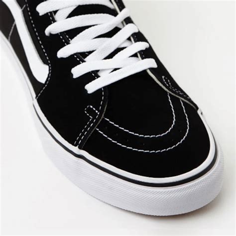 Vans Sk8 Hi Black White Propaganda Streetwear And Skate