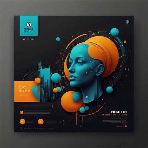 Creative Modern Business Social Media Post Design Template Premium Ai Generated Image