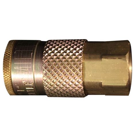 Air Compressor Quick Connect Fitting 1 4 Fnpt Female T Style Coupler — Milton® Industries Inc