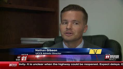 Kktv Interviews Uccs Ad Nathan Gibson Youtube