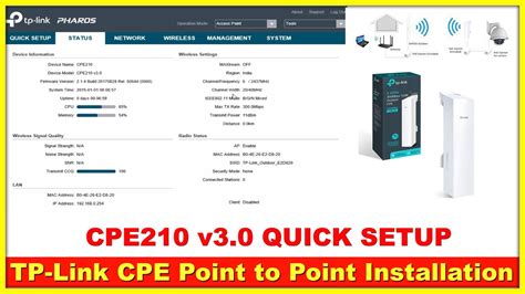 How To Configure Tp Link P2p Device Tp Link Cpe210 Setup In Hindi Youtube