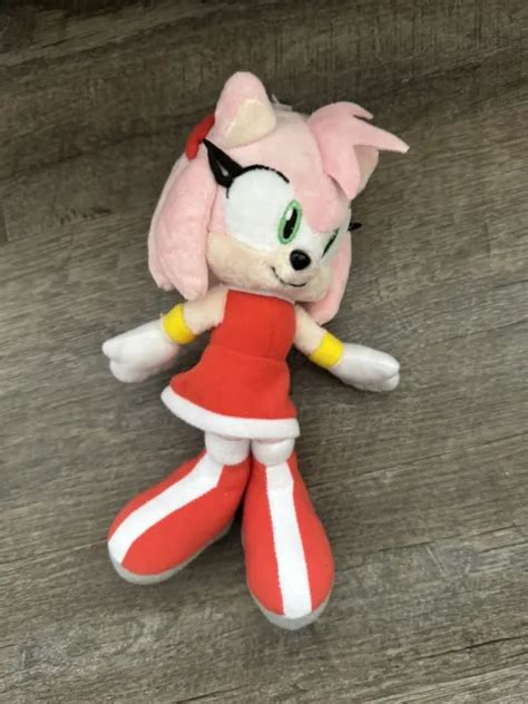 RARE SANEI SONIC The Hedgehog AMY ROSE Sonic Plush Toy Doll 2012 No Tags EUR 67 75 PicClick FR