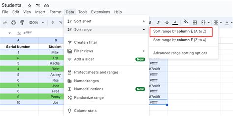 How To Sort Google Sheets By Color In Easy Steps