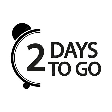 Premium Vector Countdown Timer Illustration Number Two Focus Bold 2