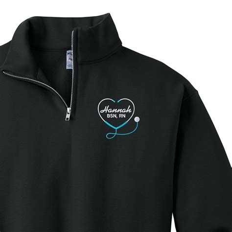 Personalized Embroidered Medical Pullover T For Nurse Physician