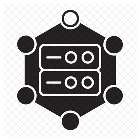 Database Connection Icon Download In Glyph Style