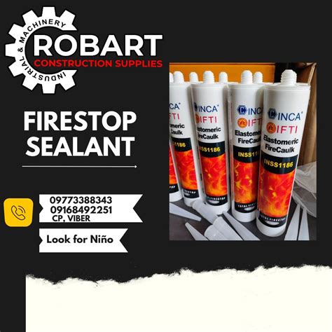 Firestop Sealant Commercial And Industrial Construction Tools