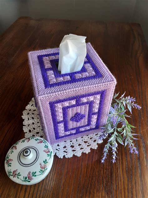 Purple Passion Tissue Box Cover Etsy In 2024 Tissue Box Covers