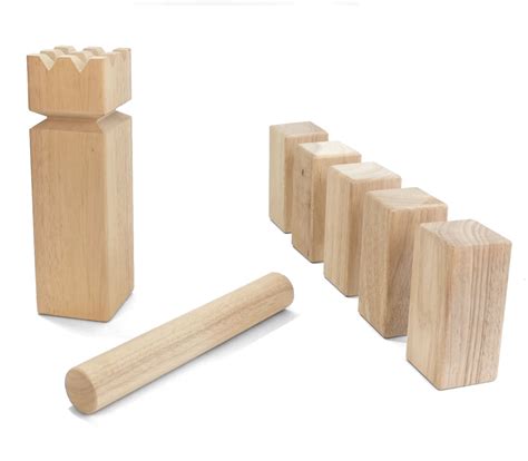 Regulation Kubb Set Official Size Game And Carrying Case —