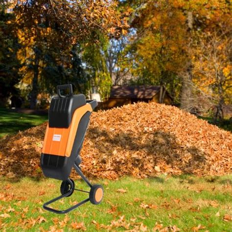 Lazy Shred Electric Garden Shredder 2500w Leaf And Wood Chipper 45l