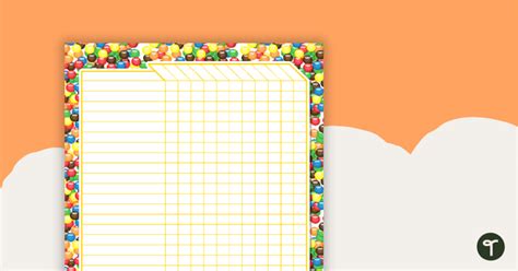 Chocolate Buttons Class List Teach Starter