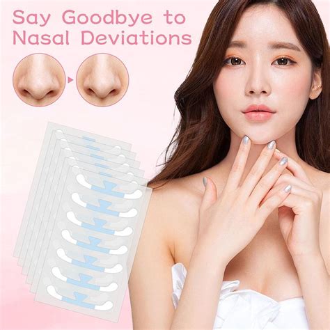 Soug 42pcs Cosplay Invisible Shrinking Nose Patch Shrinking Nose Wing