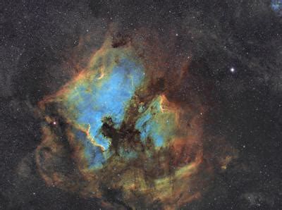 North America And Pelican Nebulae In Modified Hubble Palette Craig