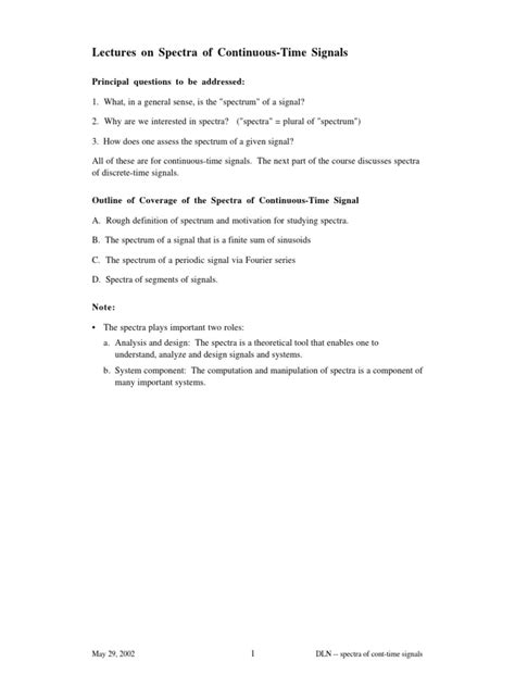 Part 3 Lectures 2 Download Free Pdf Spectral Density Fourier Transform