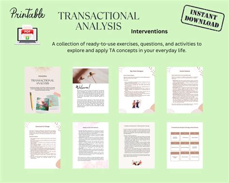 Transactional Analysis Interventions Collection Of Ready To Use
