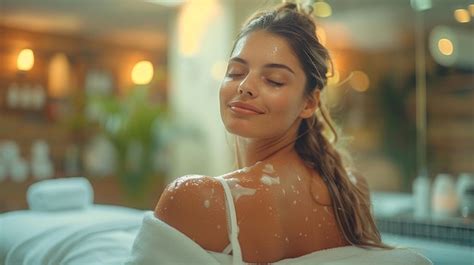 Premium Photo Beautiful Young Woman Receiving Massage In Spa Salon