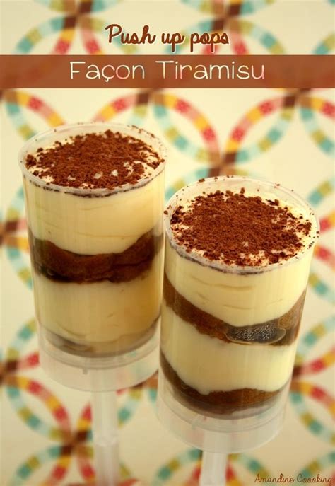 Recette De Push Up Pops Façon Tiramisu Recette Push Cake Cuisine