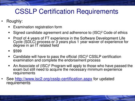 PPT CSSLP PowerPoint Presentation Free Download ID