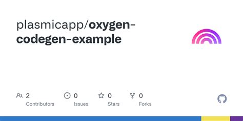 Github Plasmicappoxygen Codegen Example