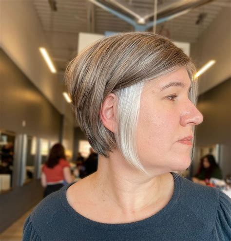 20 Gray Blending Color Ideas For Transitioning Your Hair Grey Blonde