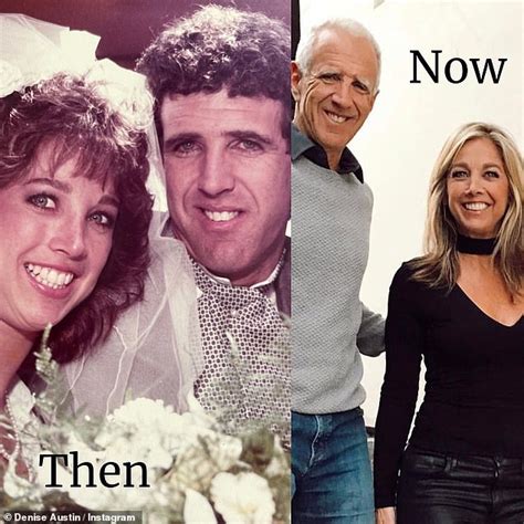 Denise Austin 66 Shares Now And Then Photo With Her Husband Of 40 Years Jeff Austin 71