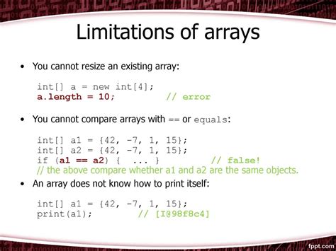 Lecture 10 Arrays Ap Computer Science Principles Ppt Download