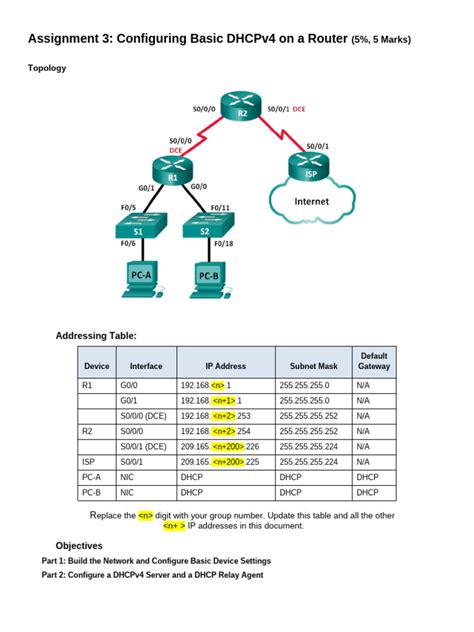 csn205 assignment 3 dhcpv4 pdf ip address router computing